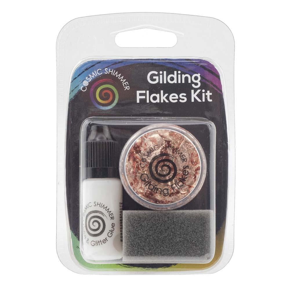 Cosmic Shimmer Gilding Flakes Kit - Silver Moon - Walmart.com
