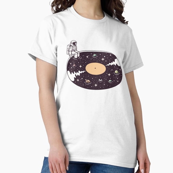 Cosmic Sound Galaxy Space Retro Synthwave Audio T-Shirt - Walmart.com