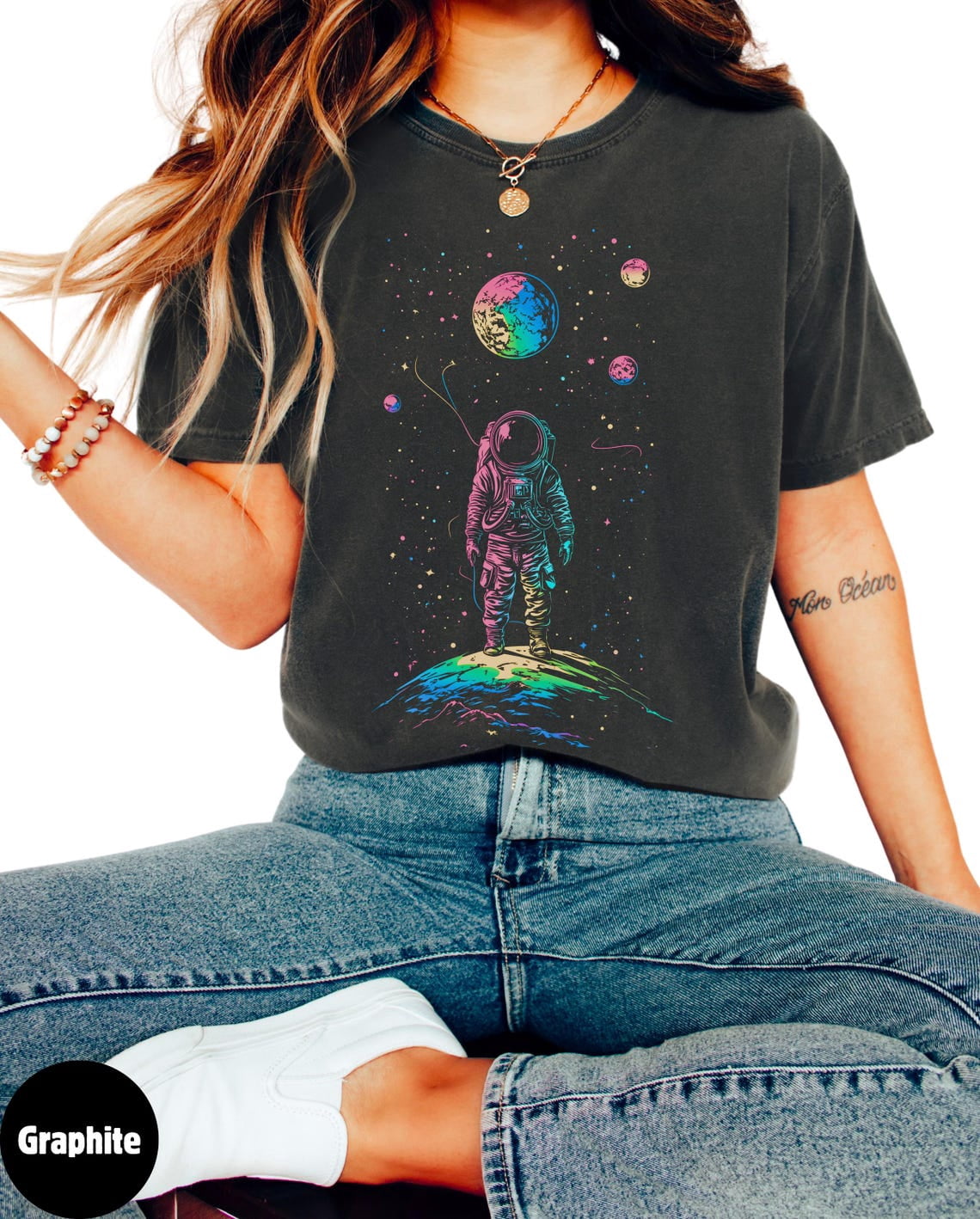 Cosmic Space Explorer For Sci-Fi Lovers Astronaut Fans Celestial Art ...