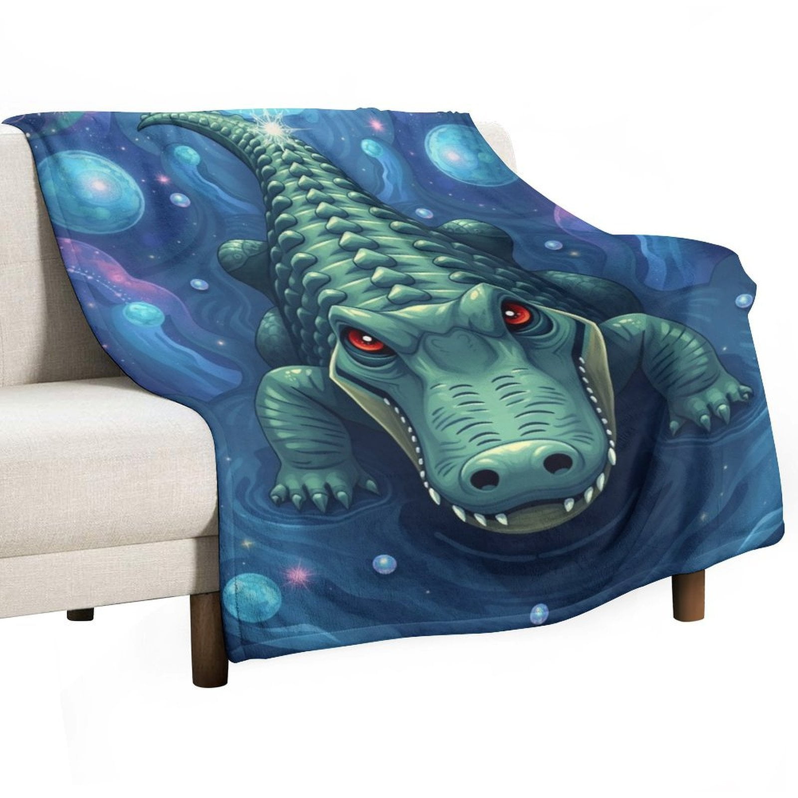 Cosmic Space Gator Blanket Picnic Blankets Warm Blanket Soft And ...
