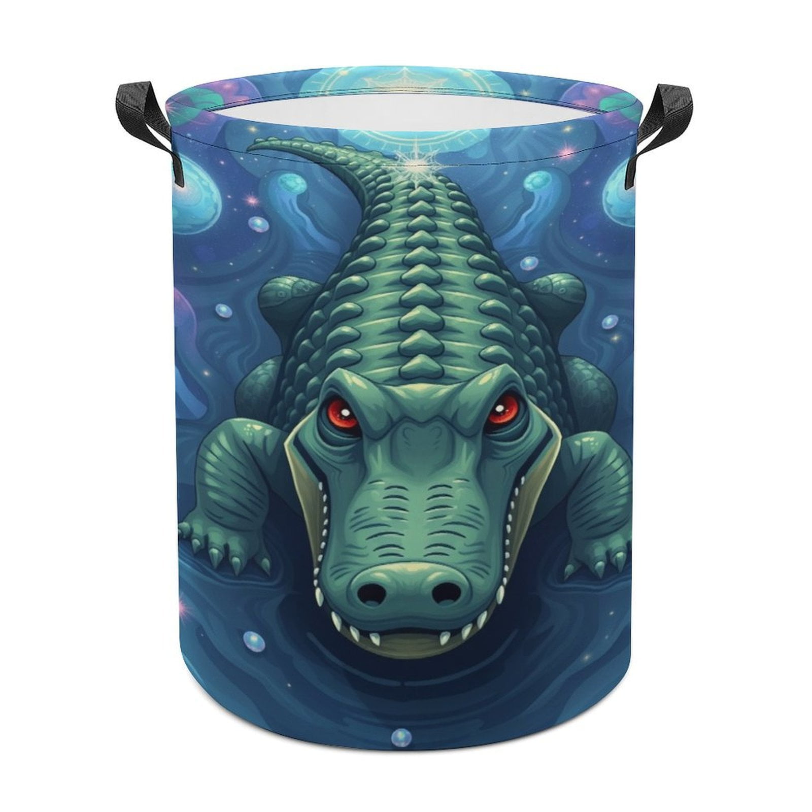 Cosmic Space Gator Laundry Basket Collapsible Dirty Clothes Toys ...