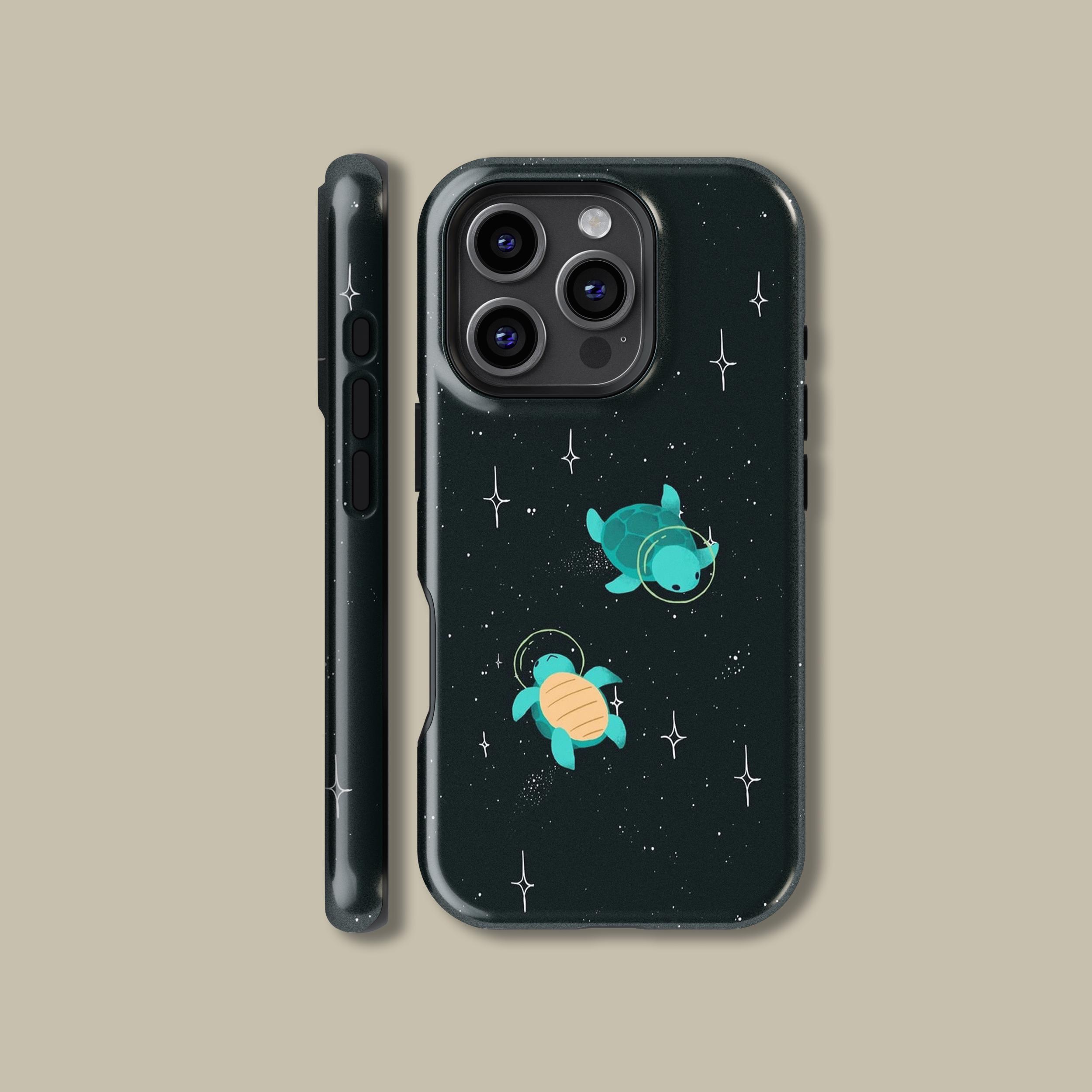 Cosmic Space Turtle Case for iPhone Samsung Galaxy Ocean Animal Art ...
