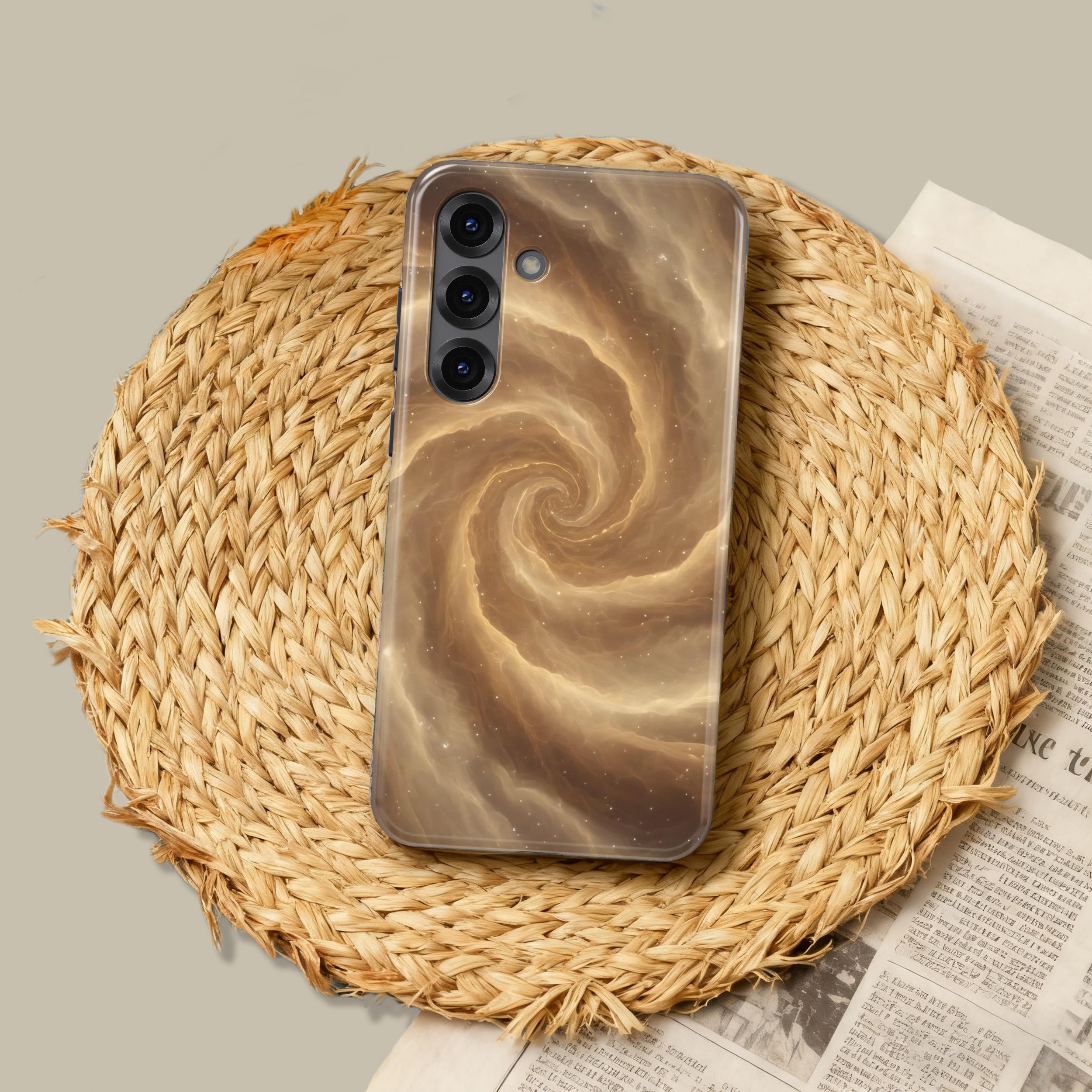 Cosmic Spiral Galaxy Case for iPhone Samsung Dreamy Nebula Space ...