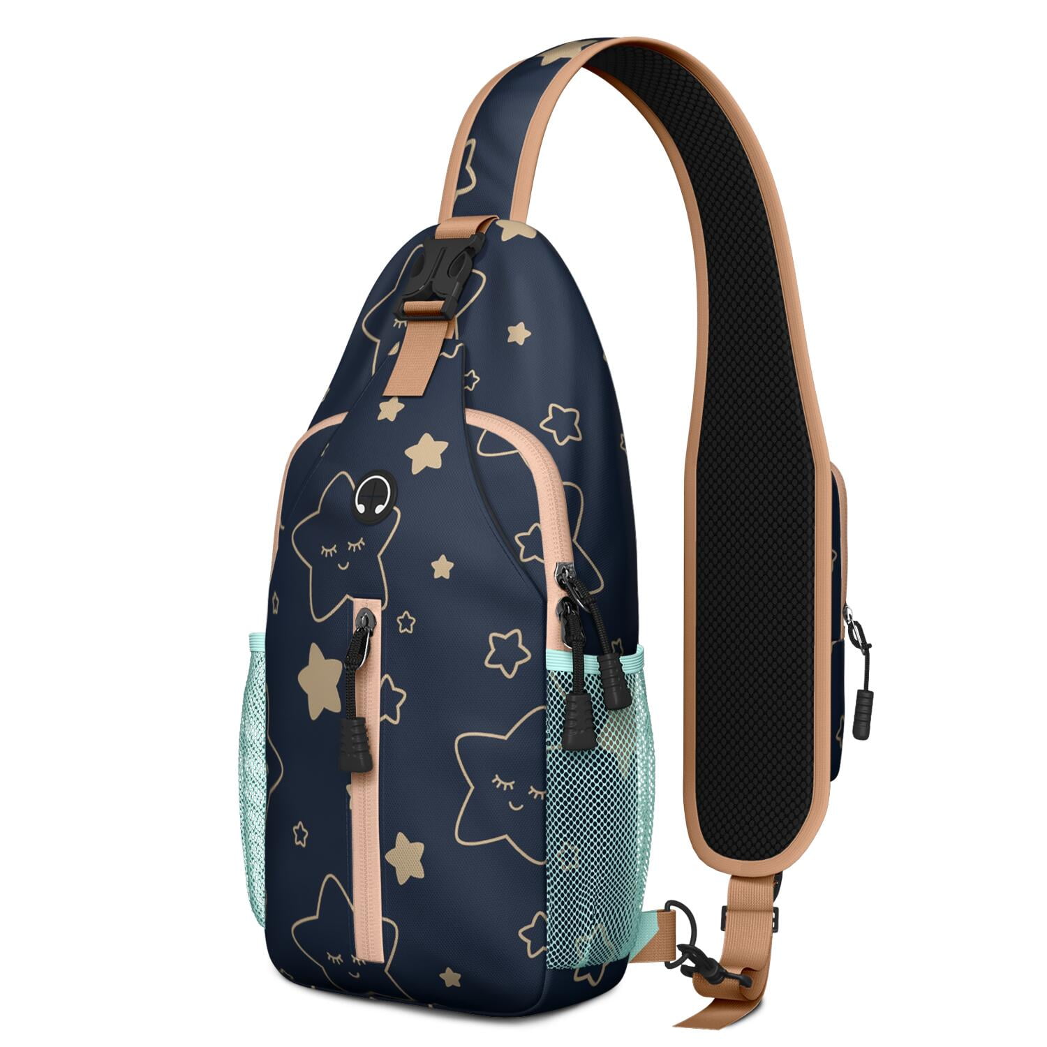 Cosmic Star Constellation Sling Backpack, Space Travel Galaxy Crossbody ...