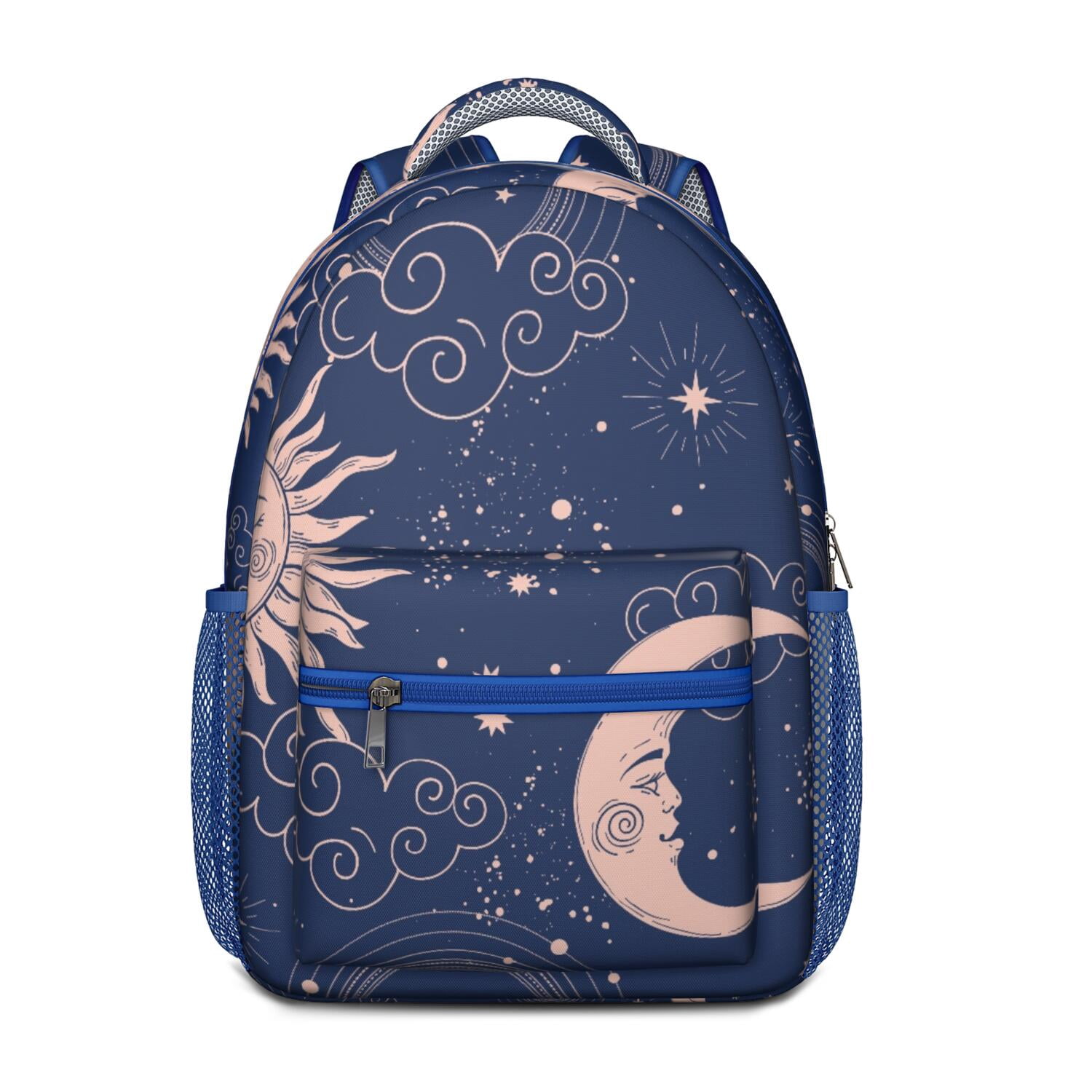 Cosmic Starry Night Gothic Backpack – Celestial Moon & Witchy Astrology ...