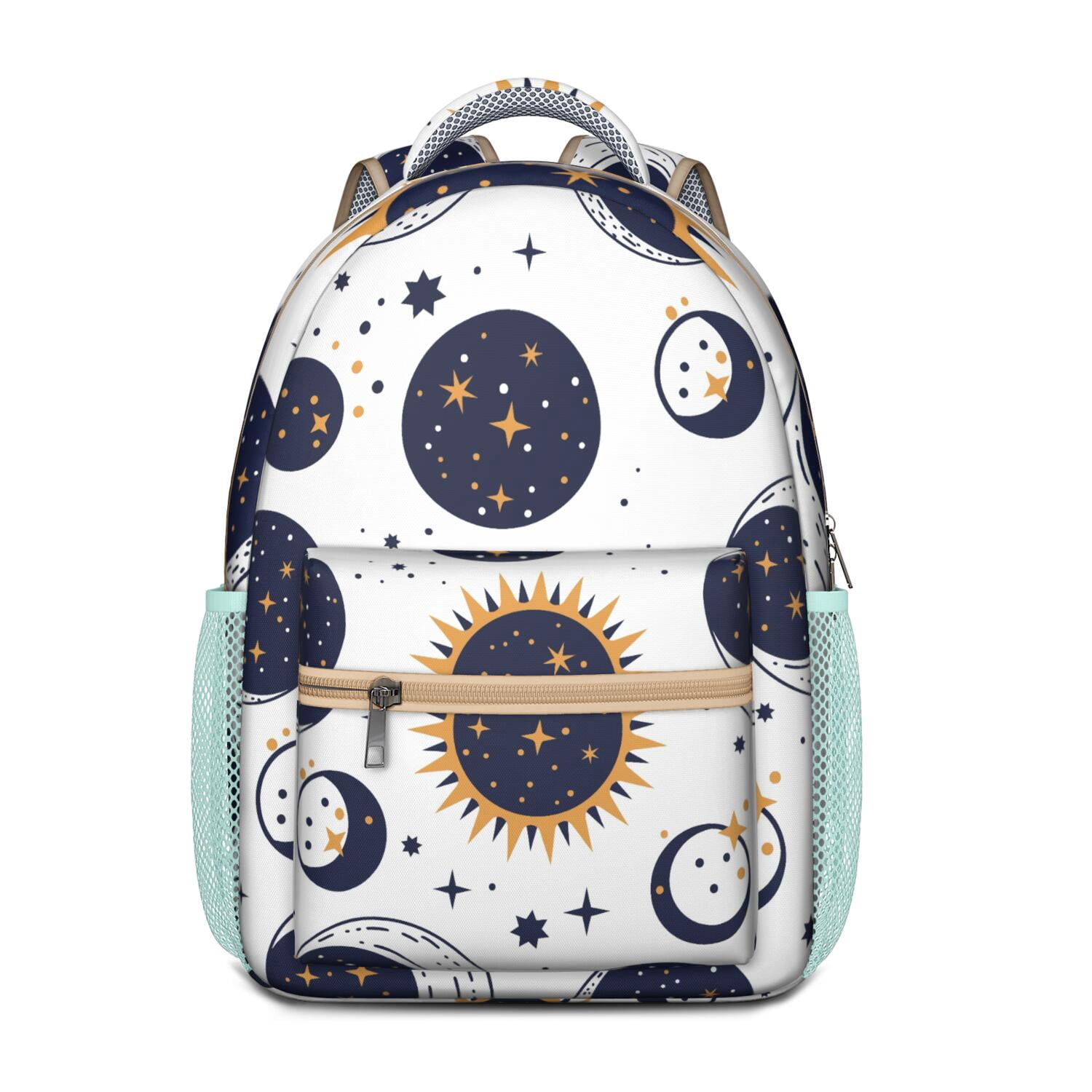 Cosmic Starry Night Gothic Backpack – Celestial Moon & Witchy Astrology ...