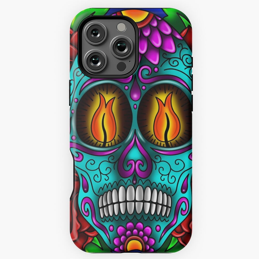 Cosmic Sugar Skeleton Phone Case for iPhone 16 15 14 13 12 11 Pro Max ...