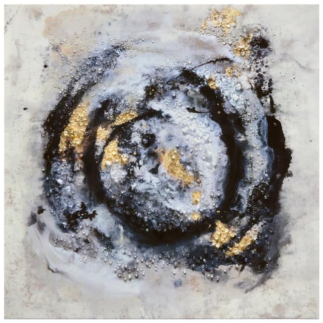 "Cosmic Swirl II" Crystallus Epoxy Coated Wrapped Glossy Abstract ...