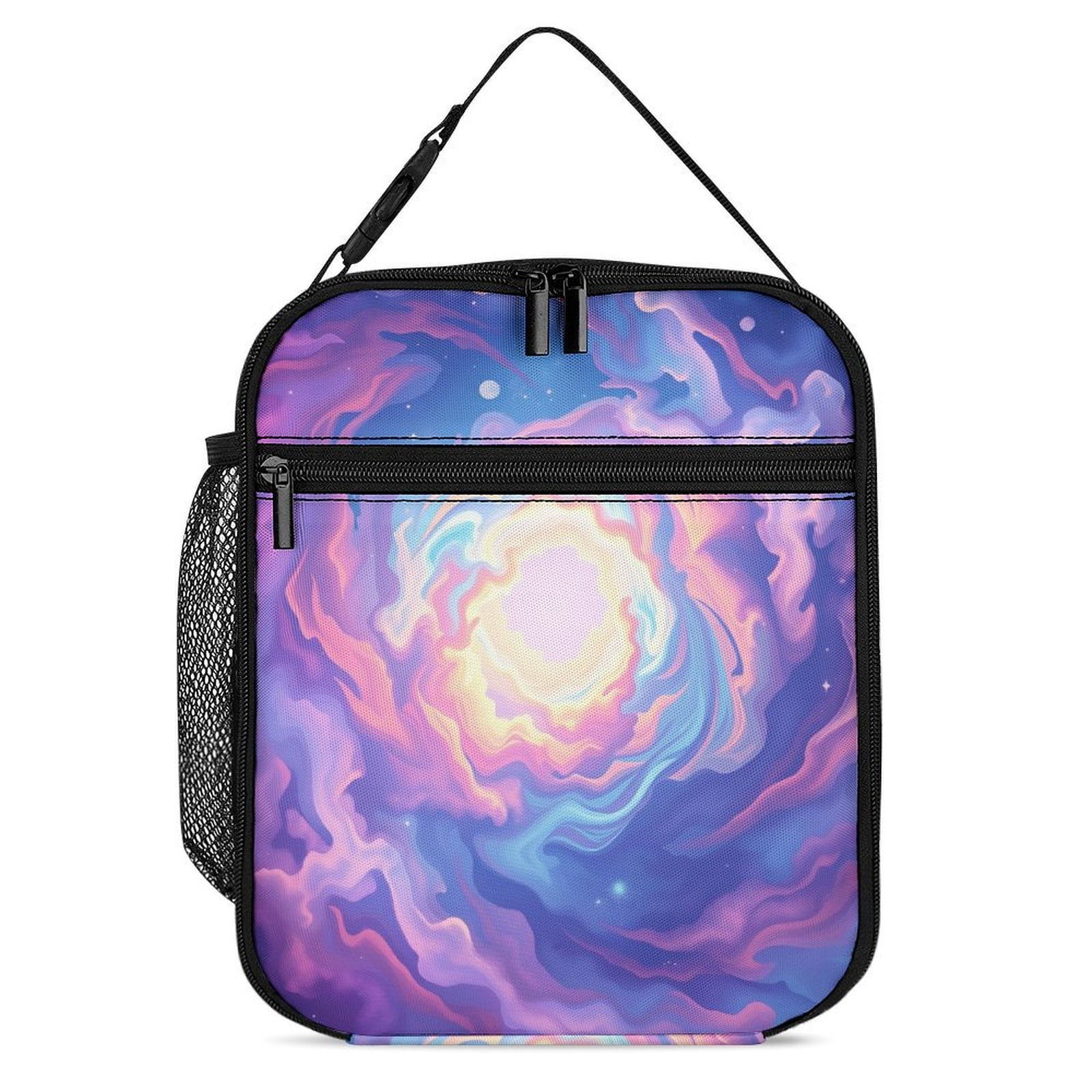 Cosmic Swirling Nebula Lunch Bags Cooler Bag Reusable Lunch Container ...