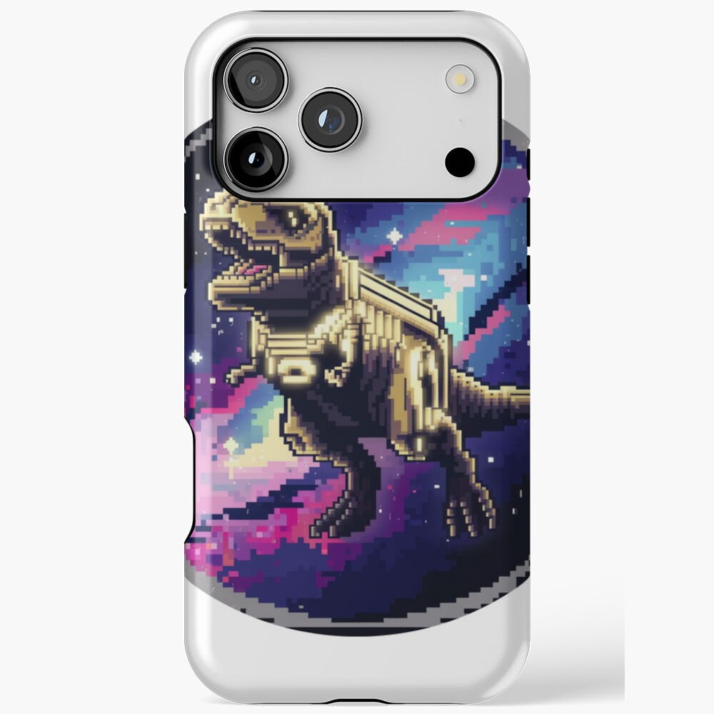Cosmic T-Rex in Glowing Space Armor Art Phone Case for iPhone 11 ...