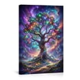 Cosmic Tree Of Life In Starry Nebula Vibrant Fantasy Mesmerizing Modern ...