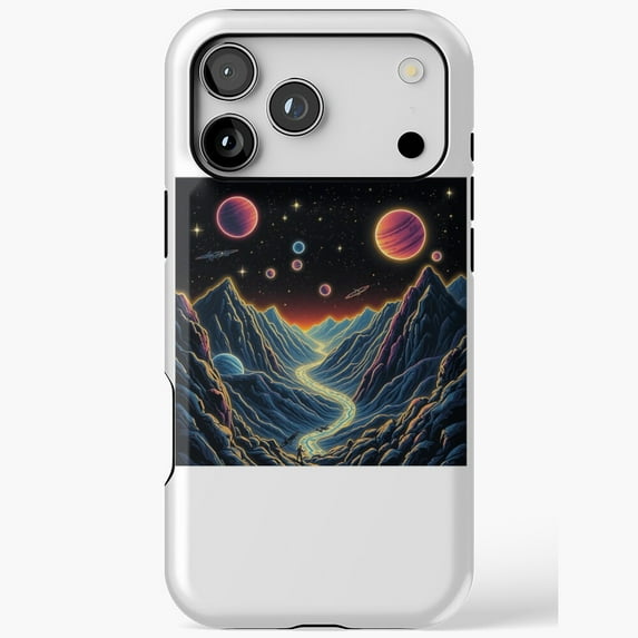 Cosmic Valley Futuristic Neon Elements Phone Case for iPhone 11 through ...