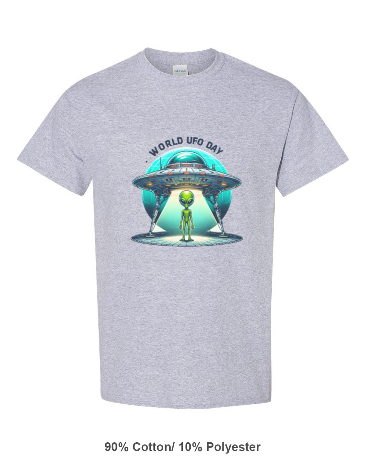 Cosmic Visitor Humor Tee – Funny World Space Encounter Day Graphic T ...