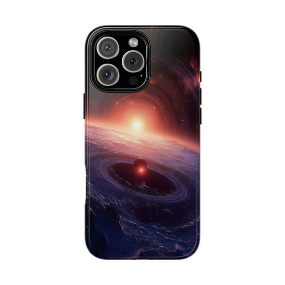 Cosmic Void Outer Space Vortex Scene Phone Case for iPhone 17 16 15 14 ...