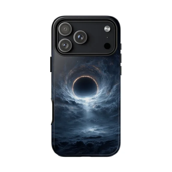 Cosmic Vortex Black Hole Space Design Case for iPhone 17 to 11 Pro Max ...