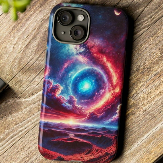 Cosmic Vortex Galaxy Mystical Outer Space Nebula Phone Case for iPhone ...