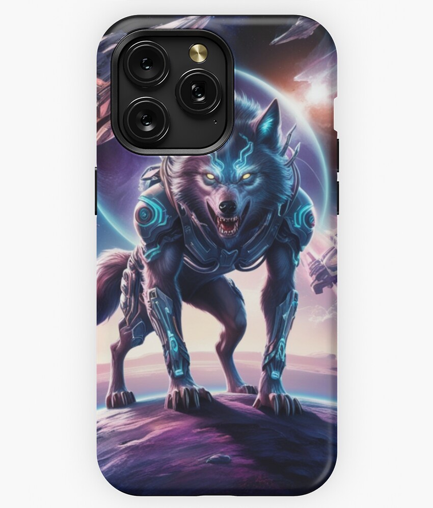 Cosmic War Futuristic Werewolf vs Aliens G5474 Phone Case for iPhone17 ...