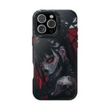 Cosmic White Wolf Manga Purple Space Art Phone Case for iPhone 17 16 15 ...