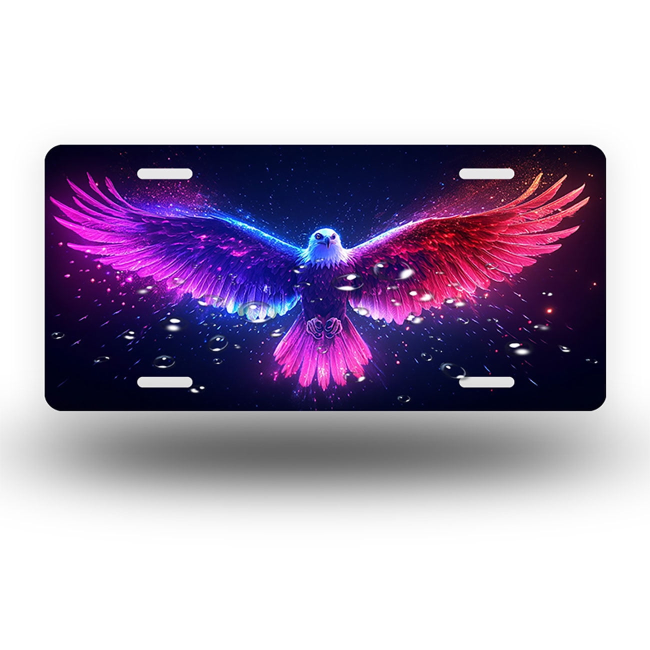 Cosmic Winged Eagle Front License Plate,Metal License Plate,Funny ...