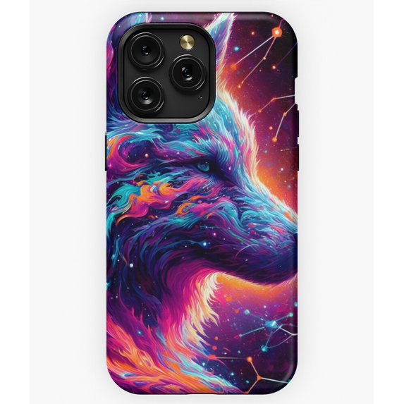 Cosmic Wolf Celestial Constellations G5429 Phone Case for iPhone17 16 ...