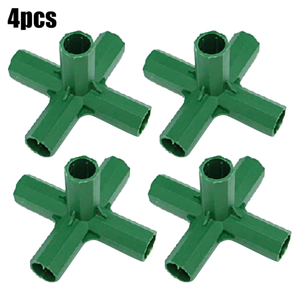 CosmicCuration 4Pcs 16mm/0.6in Greenhouse Frame Connector Pipe Fitting ...