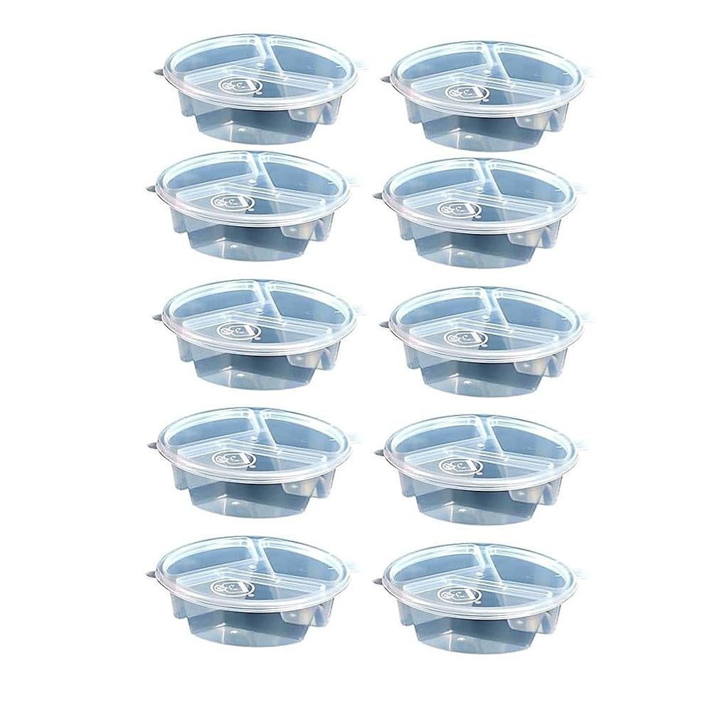 CosmicCuration Small Snack Containers, Multi Compartment Snack ...