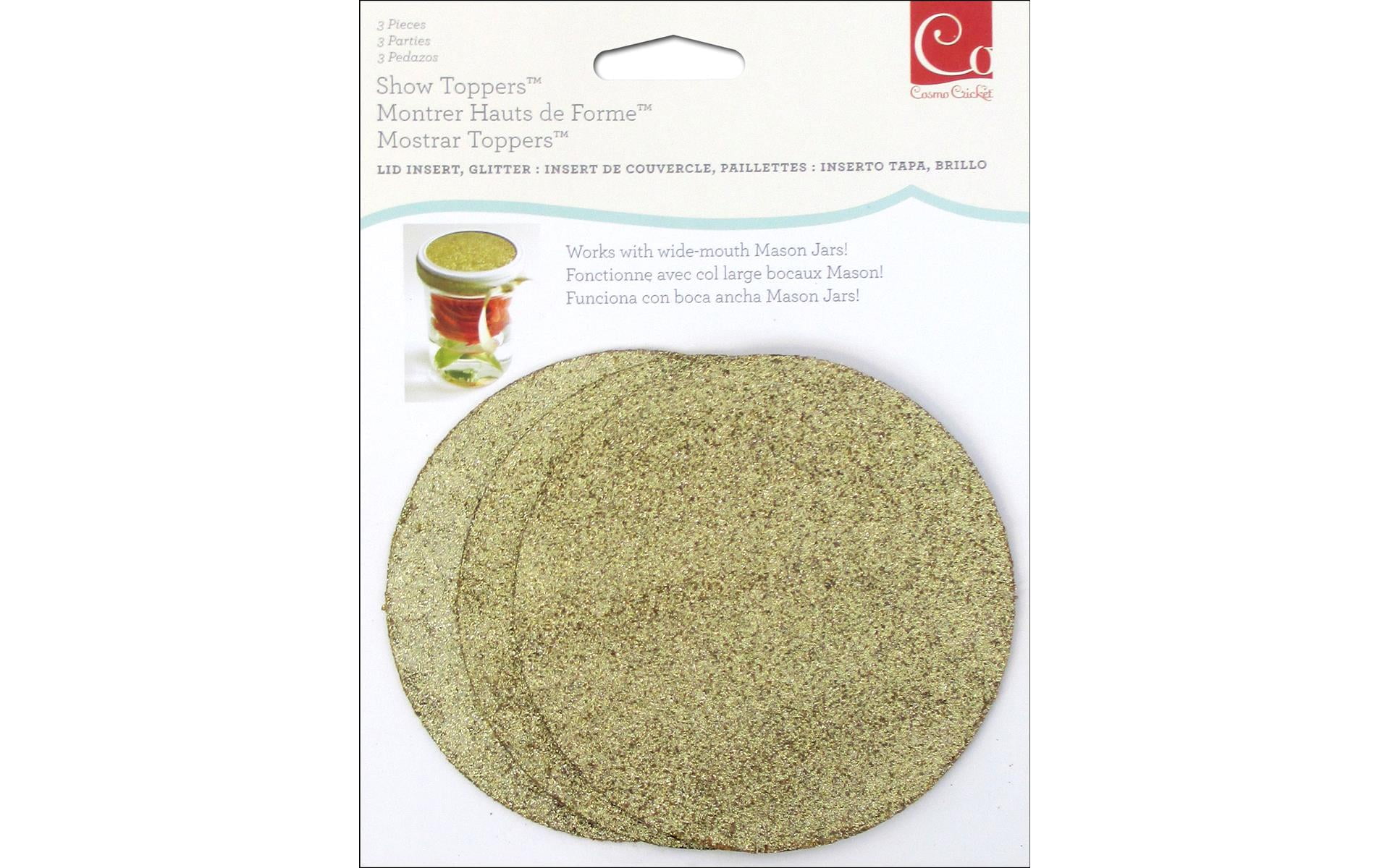 Cosmo Cricket Show Toppers Glitter Lid Inserts - Walmart.com