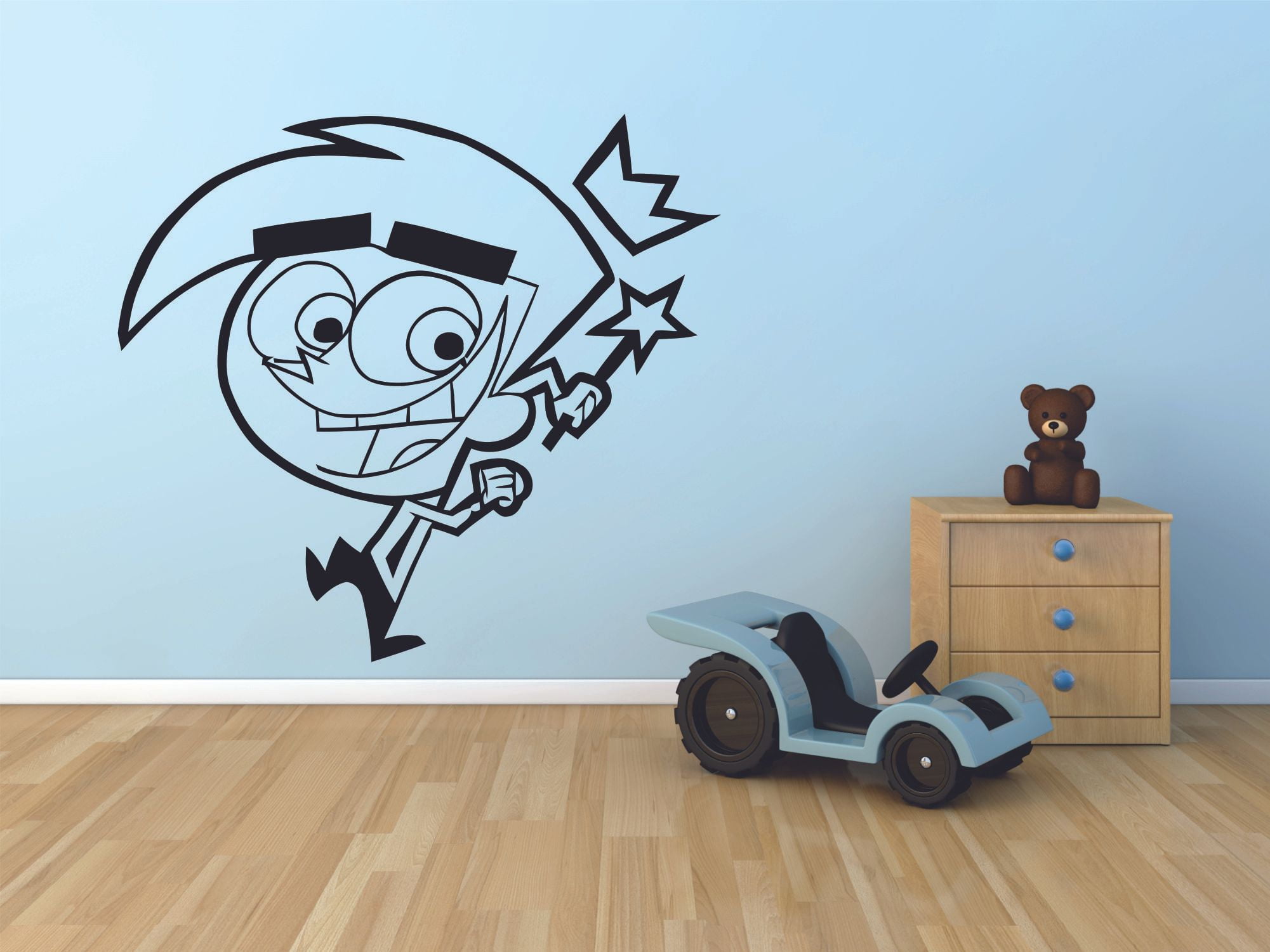 Cosmo Fairly Oddparents Character Timmy Wanda Cartoon Wall Sticker Art ...