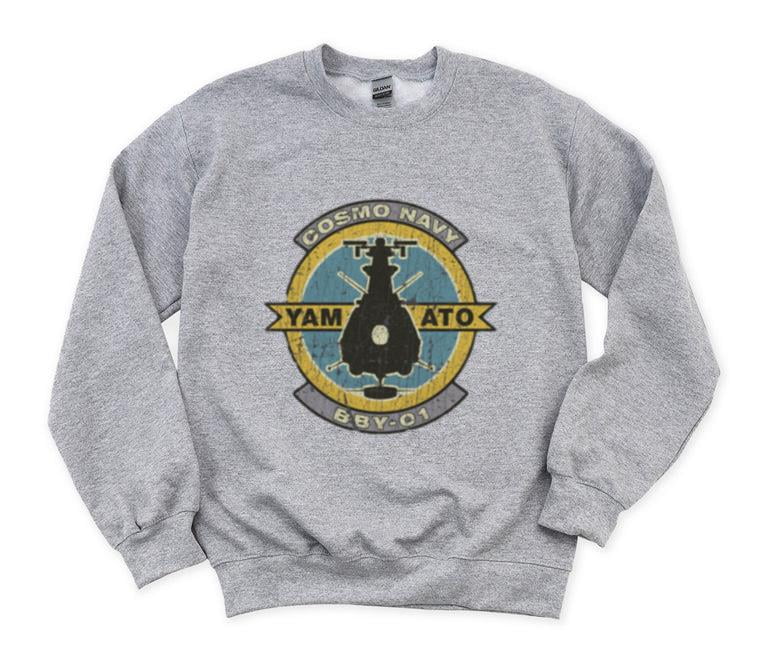 Cosmo Navy Yamato BBY 01 Patch Space Battleship Anime Sweatshirt, for ...