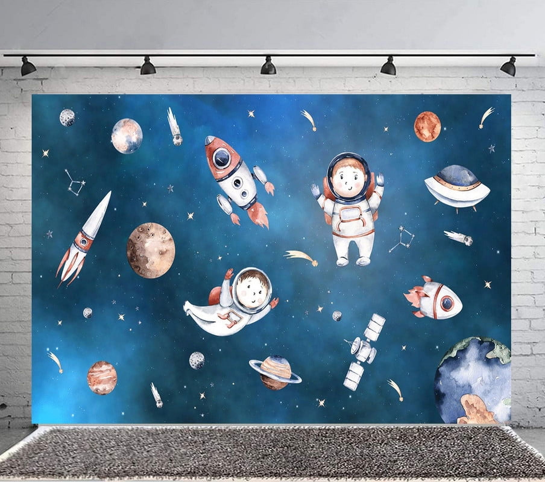 Cosmo O Cosmonaut Backdrop Banner Party Supplies Poster Movie Theme ...