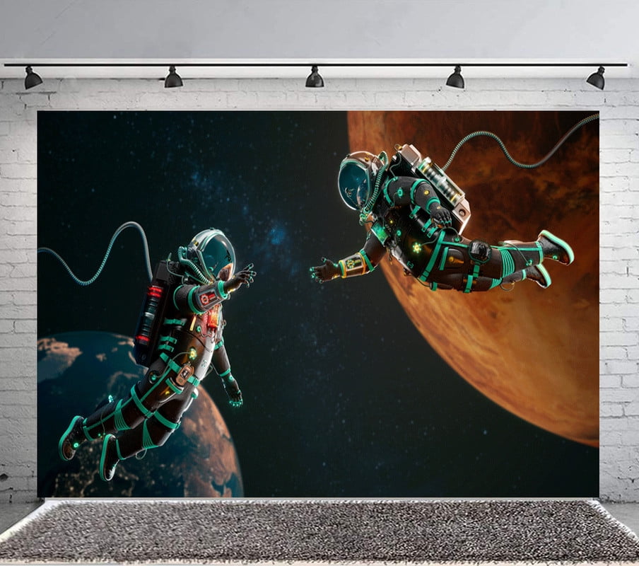 Cosmo O Cosmonaut Backdrop Banner Party Supplies Poster Movie Theme ...