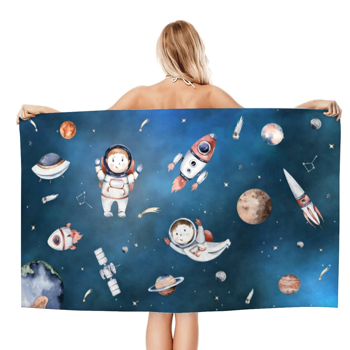 Cosmo - O Cosmonaut Gifts Beach Towel for Women Girl Birthday Inspired ...