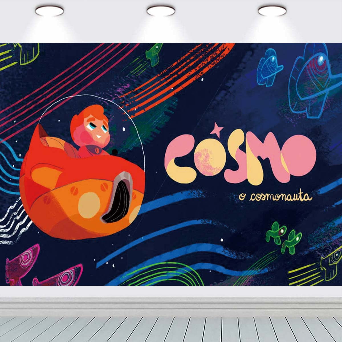 Cosmo - O Cosmonaut school Backdrop Taspestry Wall Decor Banner Party ...