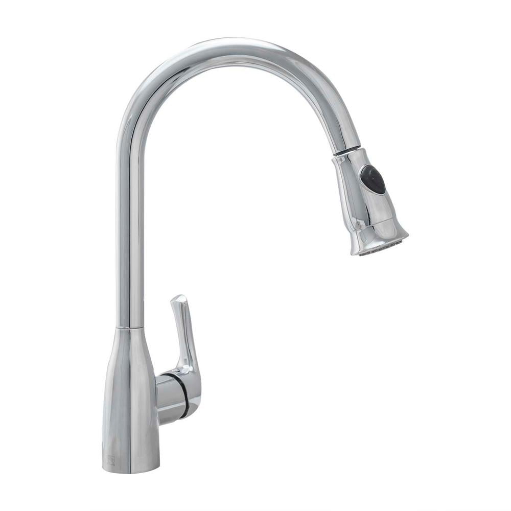 Cosmo Single-Handle Pull-Down Sprayer Kitchen Faucet with Ceramic Disc ...