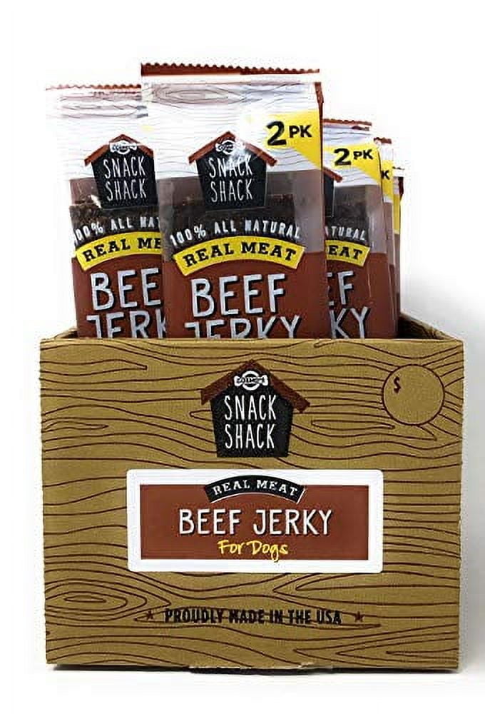 Cosmo's Snack Shack Pet Treats (Real Meat Beef Jerky (2 Pack), 18 Count ...