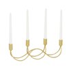 CosmoLiving by Cosmopolitan 7 Holder Gold Metal Slim Candelabra ...