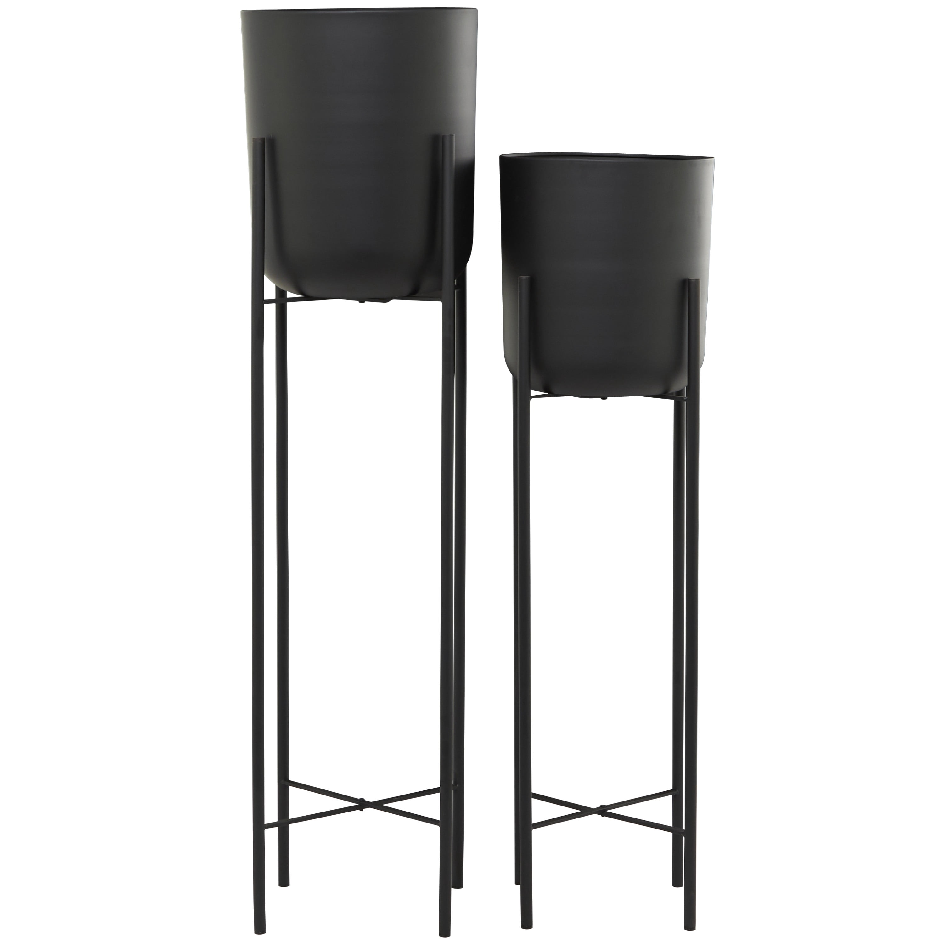 CosmoLiving by Cosmopolitan 40", 47"H Indoor Outdoor Black Metal ...