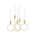 CosmoLiving by Cosmopolitan 5 Holder Gold Metal Candelabra - Walmart.com