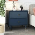 CosmoLiving by Cosmopolitan Elizabeth Nightstand, Navy - Walmart.com