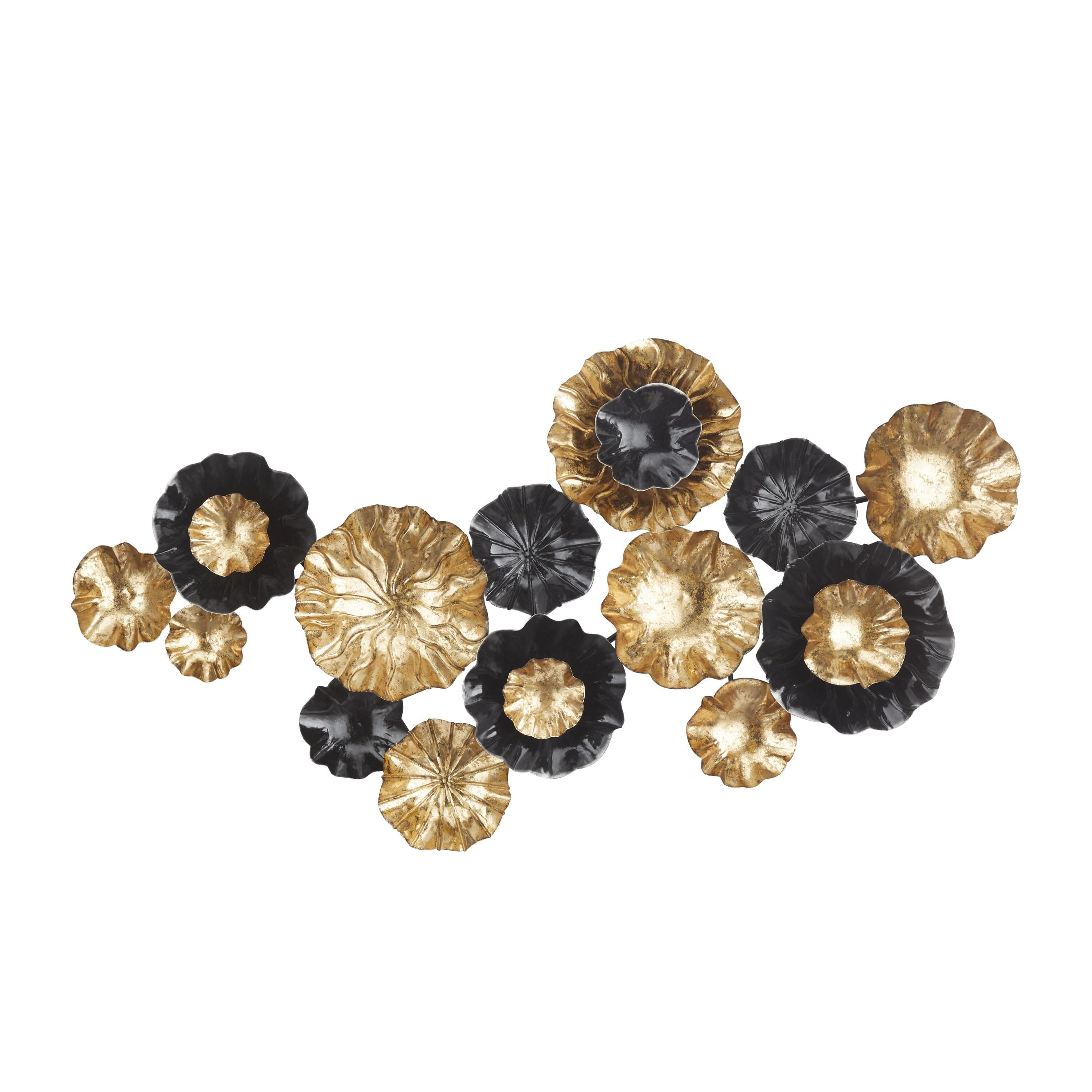 Free Shipping! CosmoLiving by Cosmopolitan Gold Metal Plate Wall Decor ...