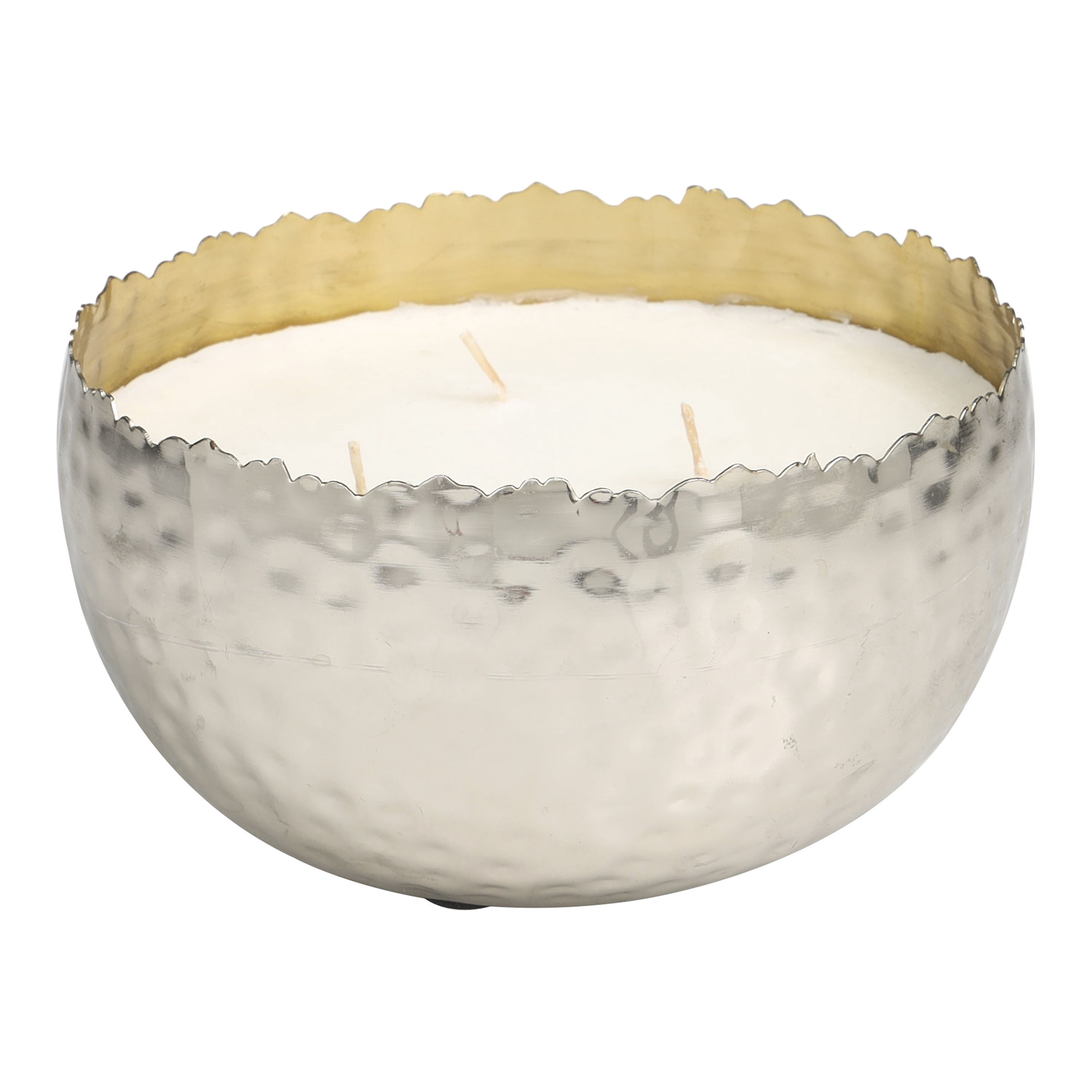 CosmoLiving by Cosmopolitan Silver Vanilla Marshmallow 30 oz 3 Wick ...