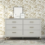 CosmoLiving by Cosmopolitan Westerleigh 6-Drawer Dresser, White ...