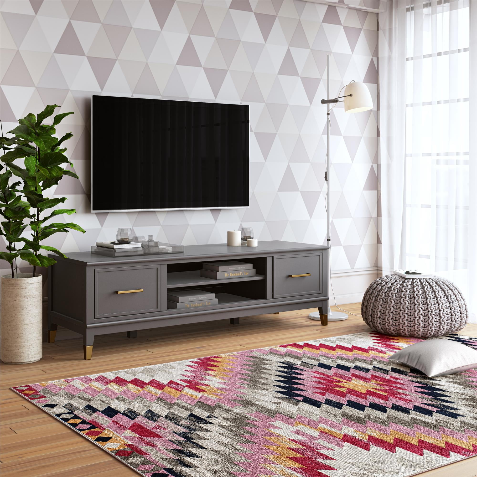 CosmoLiving by Cosmopolitan Westerleigh TV Stand for TVs up to 65 ...