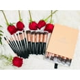 Cosmobella - Premium Synthetic Kabuki Makeup Brush Set (14Pcs ...