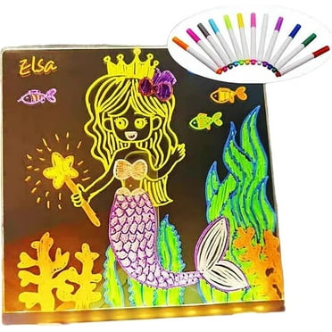 Cosmody LED Drawing Board with 12 Color Pens, Cosmody LED Board with ...