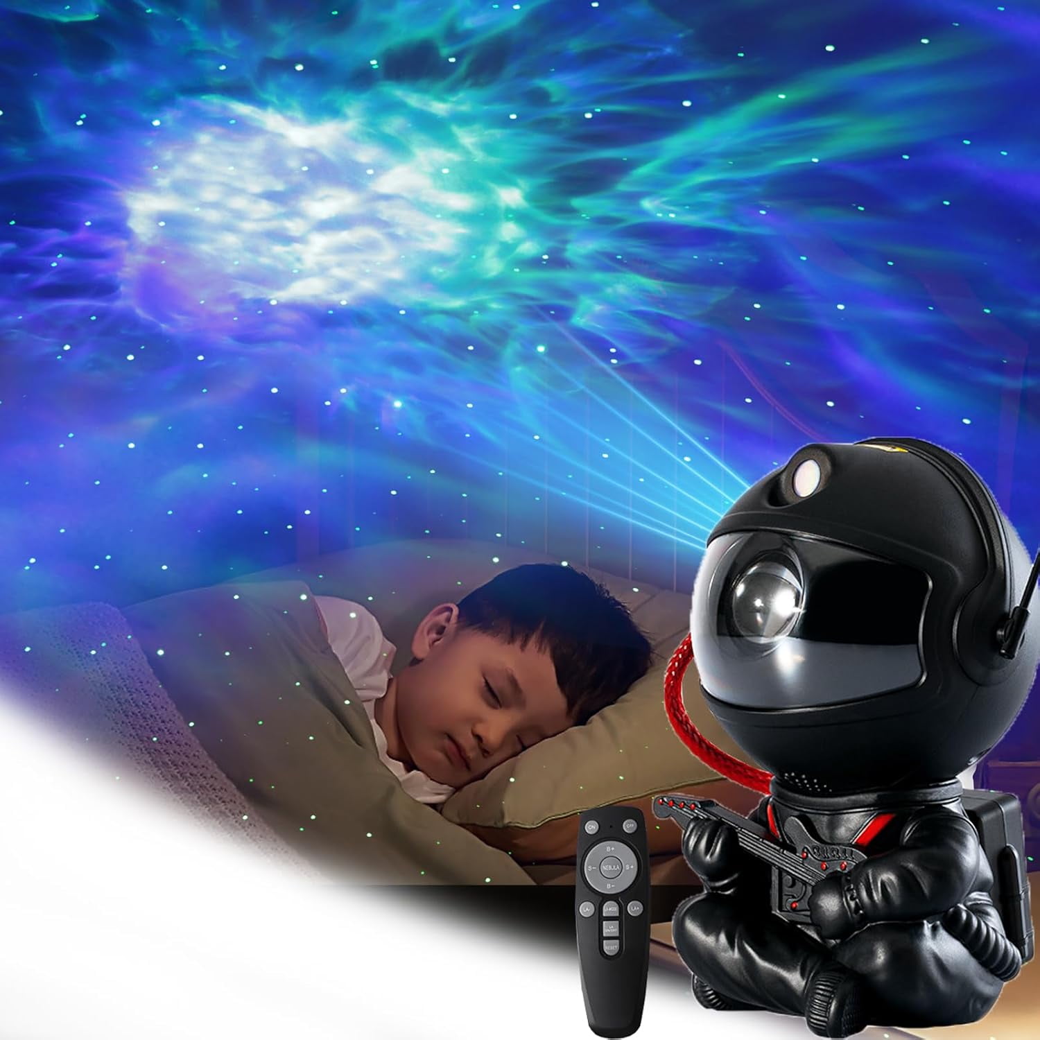 Cosmoglow Astronaut Galaxy Projector,7 Colors Astronaut Starry ...