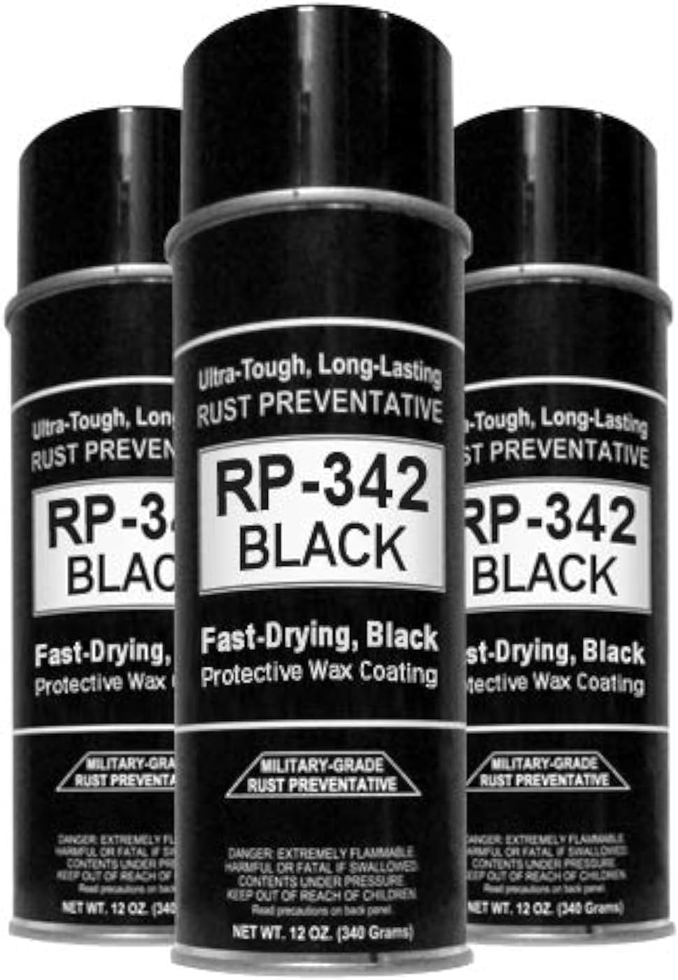 Cosmoline RP-342 Black Rust Preventive Spray (Military-Grade) 3-Cans ...