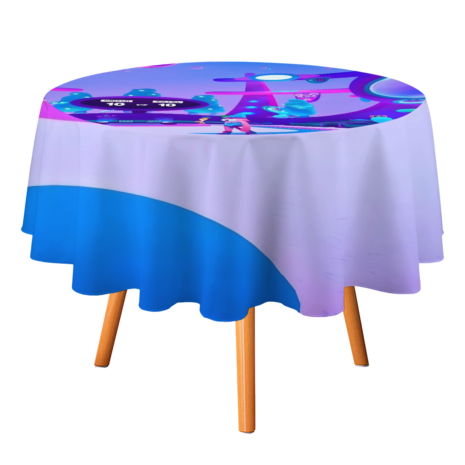 Cosmonious High-Theme Round tablecloth has an iconic print, fits most ...