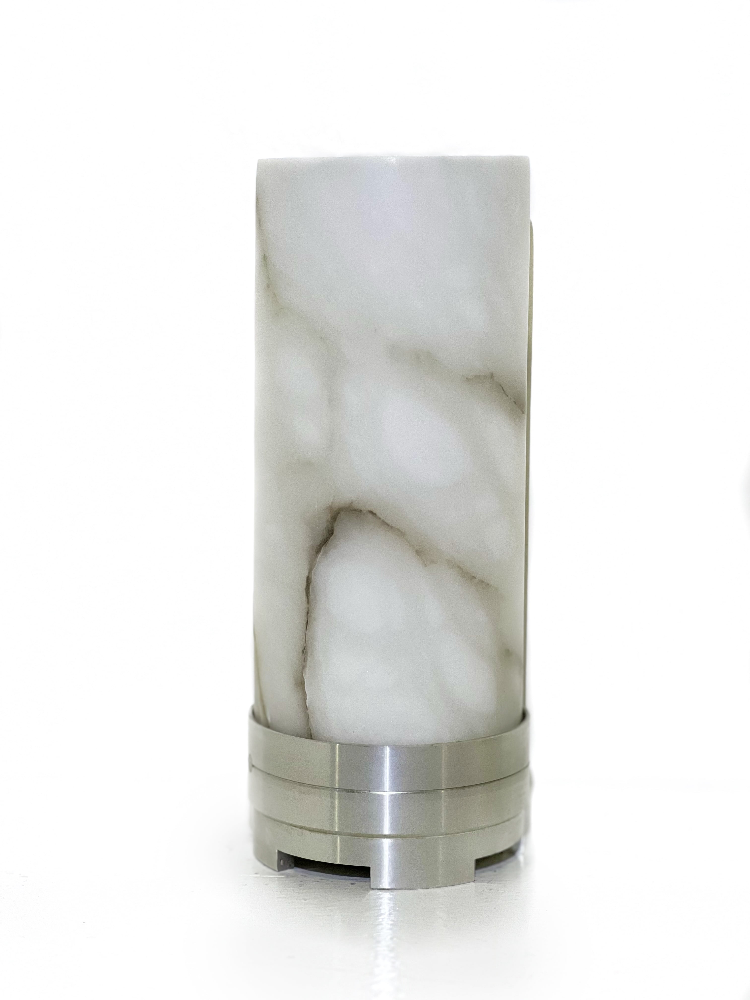 Cosmopolitan Candle Co Tealight Candle Spanish Alabaster Natural Stone ...