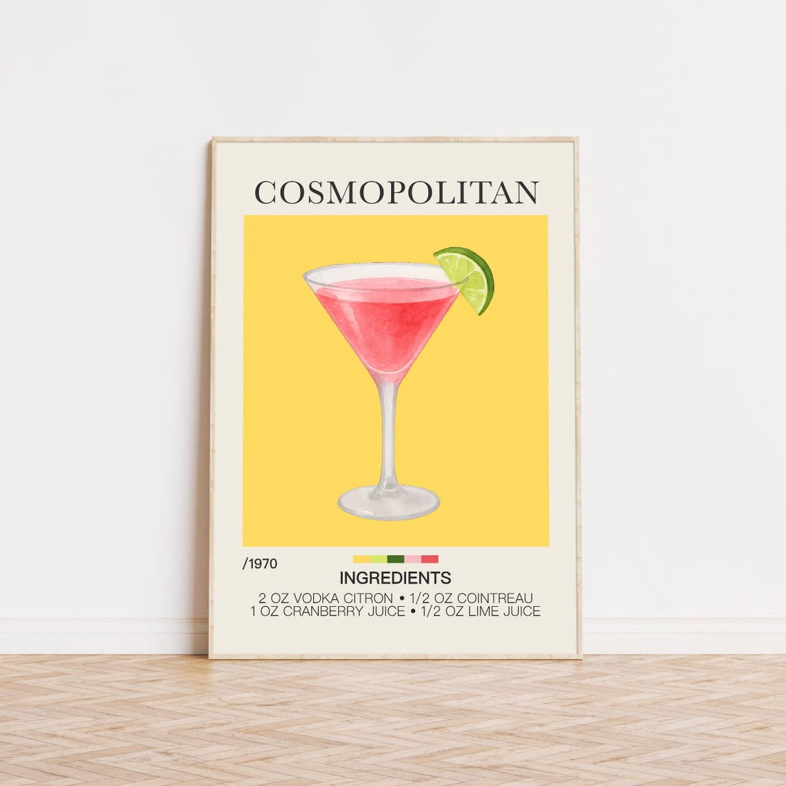 Cosmopolitan Cocktail Bar Cart Recipe Signature Drink Aesthetic Museum ...